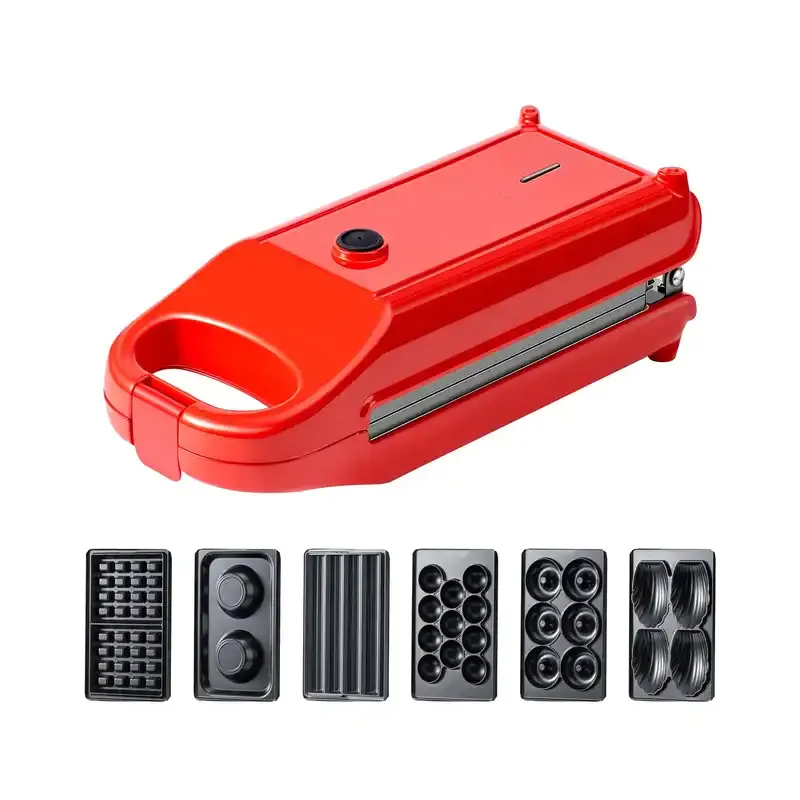 Electric 4 pancake egg core Waffle Maker Electric Round Griddle For ...